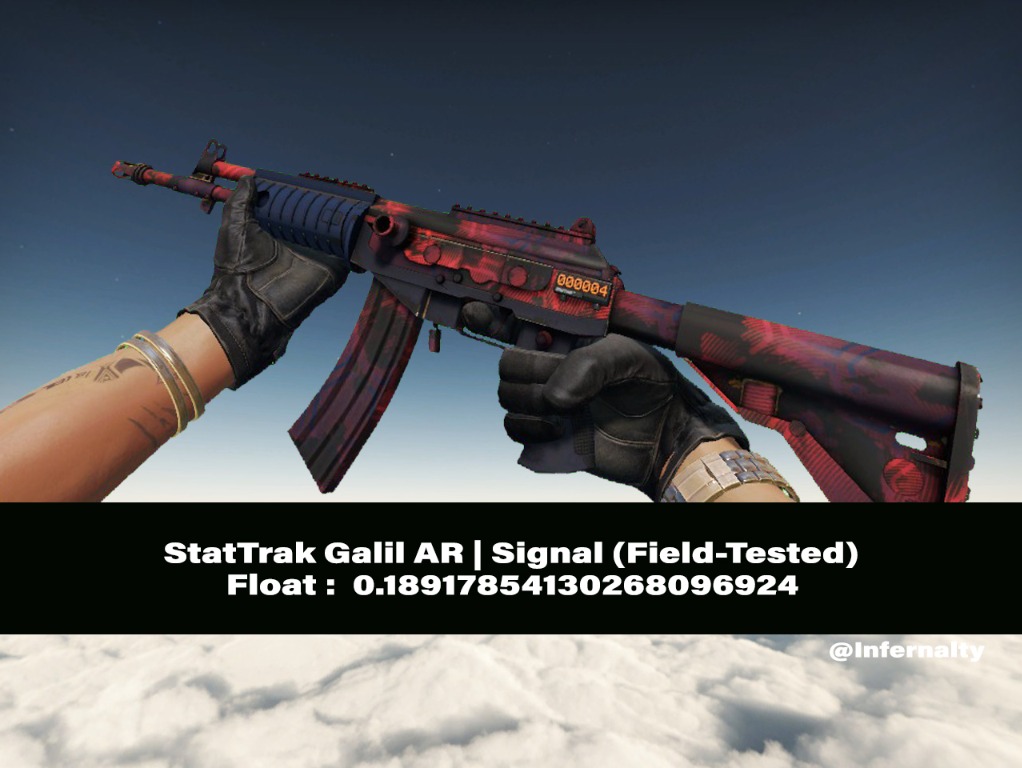 StatTrak Galil AR Signal FT CSGO SKINS KNIVES, Video Gaming, Gaming ...