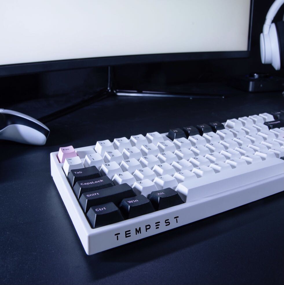 Tempest Kirin V2 Mechanical Keyboard Cherry MX Silent Black, Computers ...