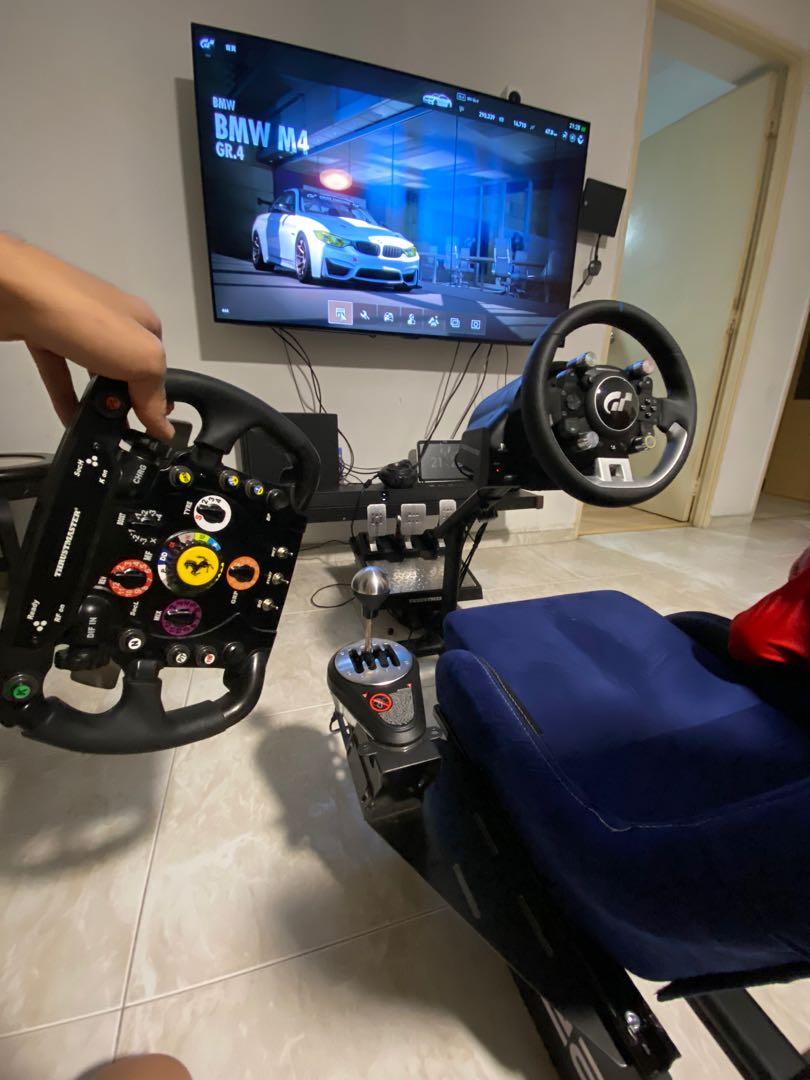 Thrustmaster TGT+TLCM+T3PA+F1 Wheel, Video Gaming, Gaming Accessories ...