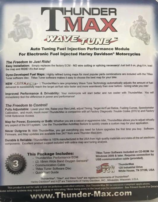 ThunderMax EFI performance module for Harley-Davidson Touring, Softail ...