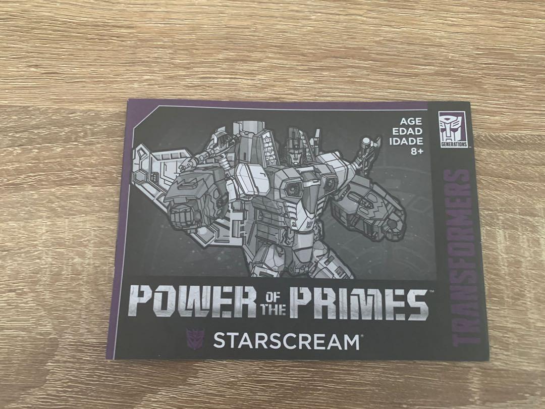 Transformers POTP voyager Starscream, Toys & Games, Bricks & Figurines ...