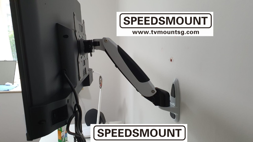 TV bracket rotate monitor full motion gas strut, Computers & Tech ...