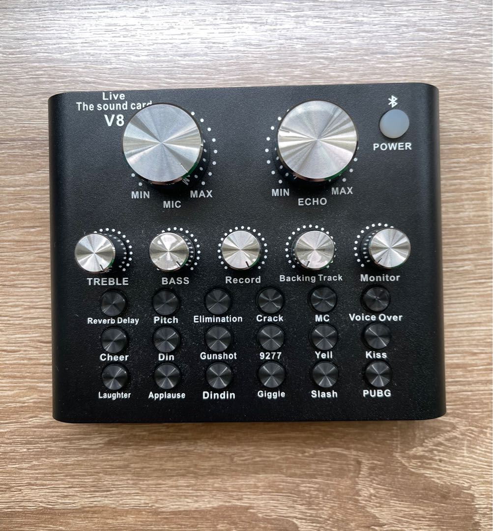 V8 Sound Card, Audio, Soundbars, Speakers & Amplifiers on Carousell