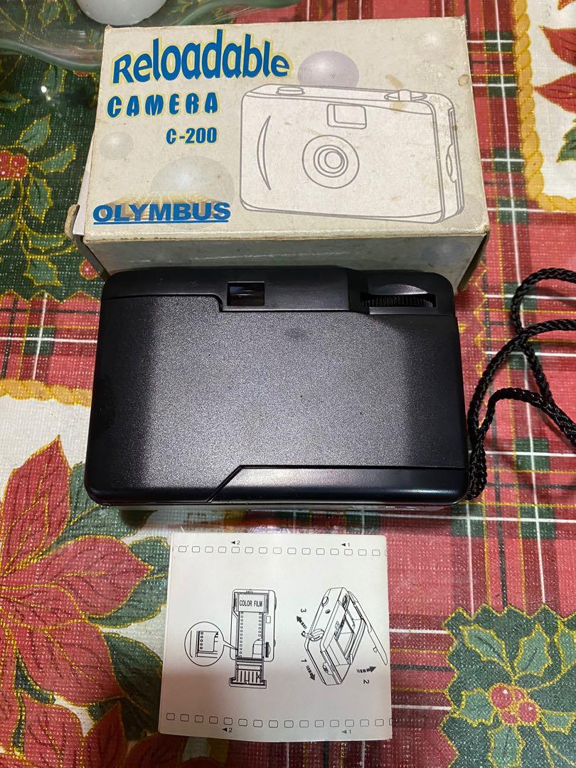 Vintage Olymbus Reloadable camera, Photography, Cameras on Carousell