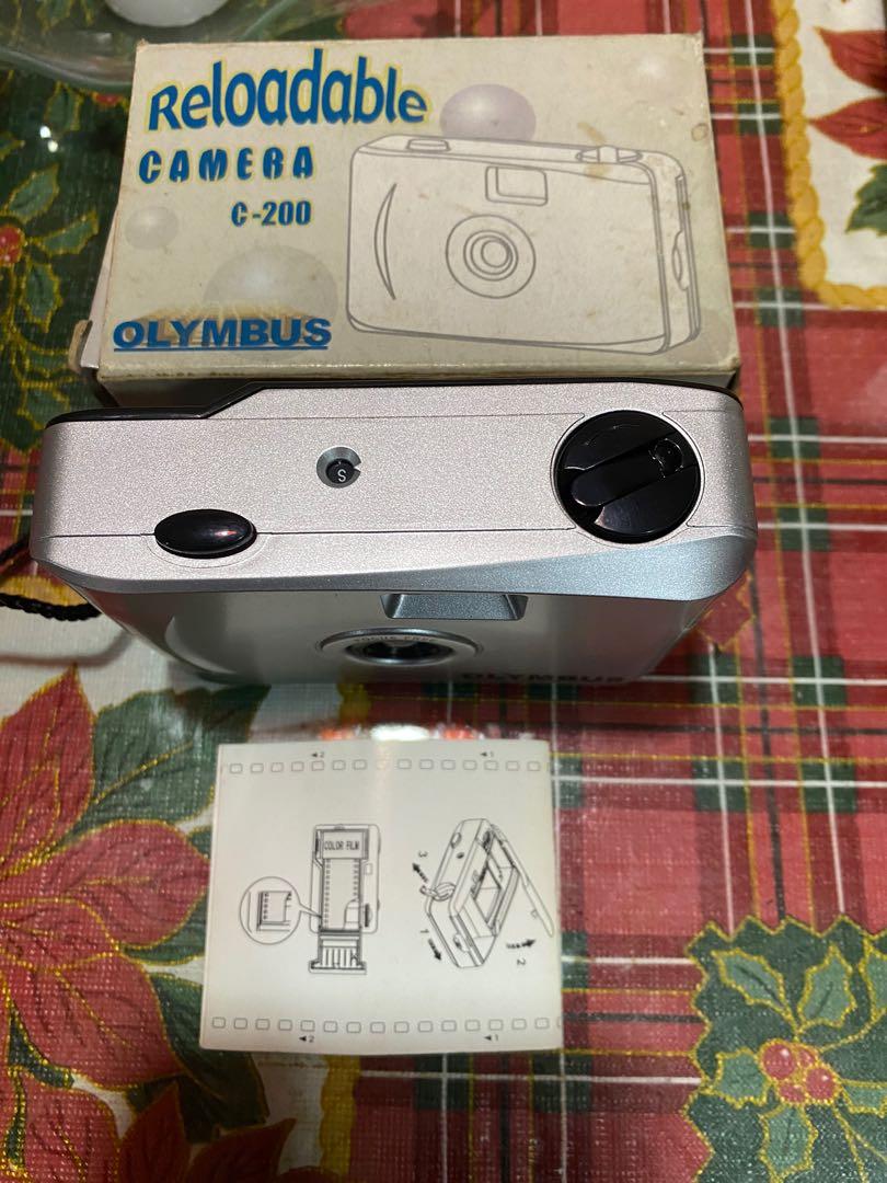 Vintage Olymbus Reloadable camera, Photography, Cameras on Carousell