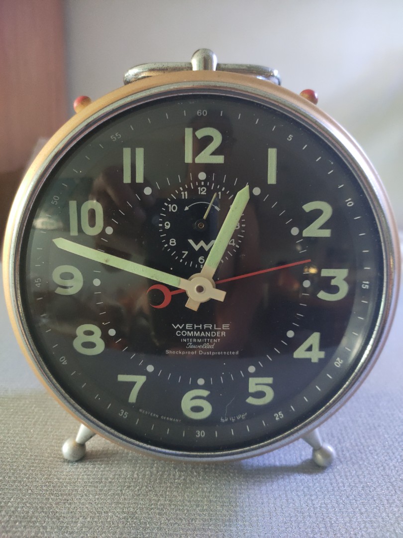 Wehrle alarm clock., Hobbies & Toys, Memorabilia & Collectibles ...