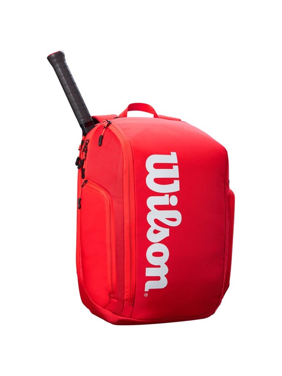 2021 Wilson Super Tour Backpack Pro Staff Tennis Bag Red 2021, Men's ...