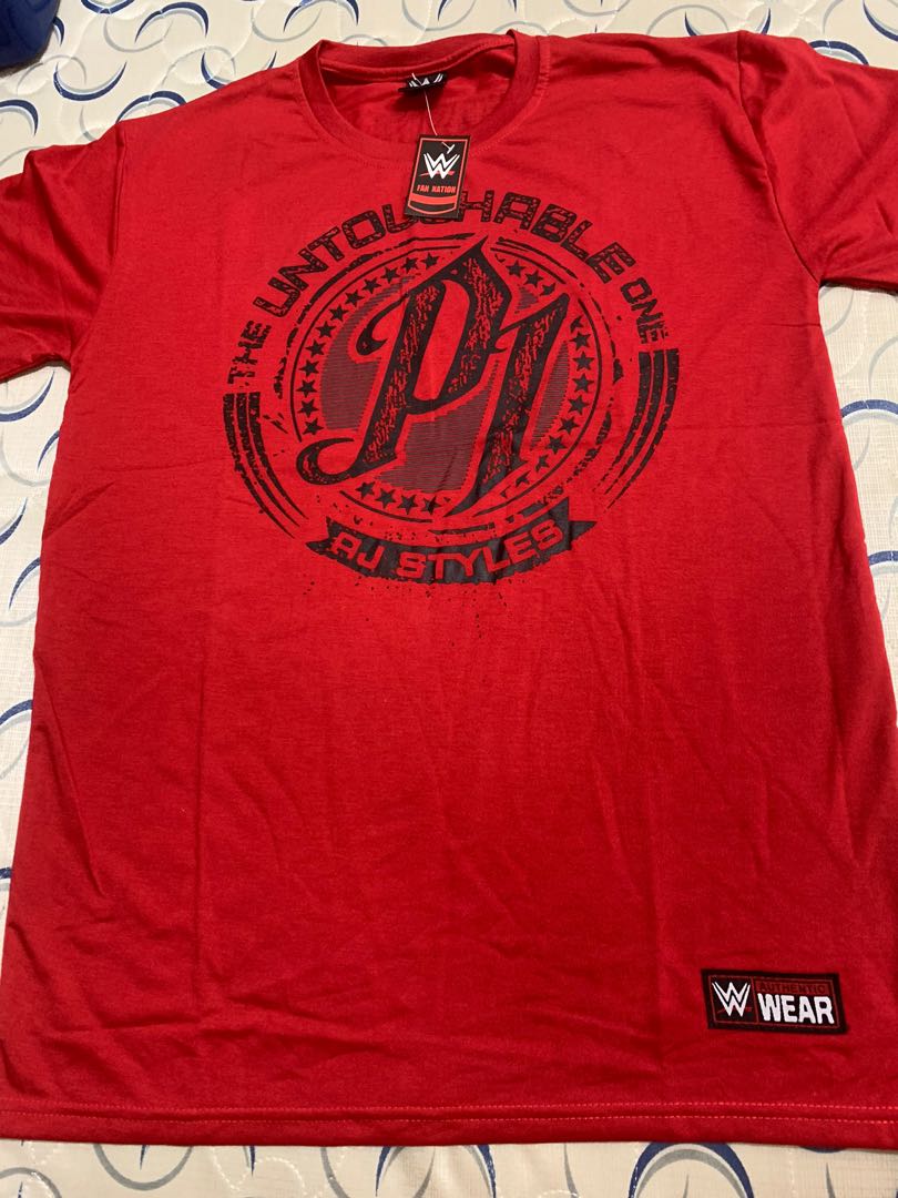 Wwe t shirt aj styles, Men's Fashion, Tops & Sets, Tshirts & Polo ...