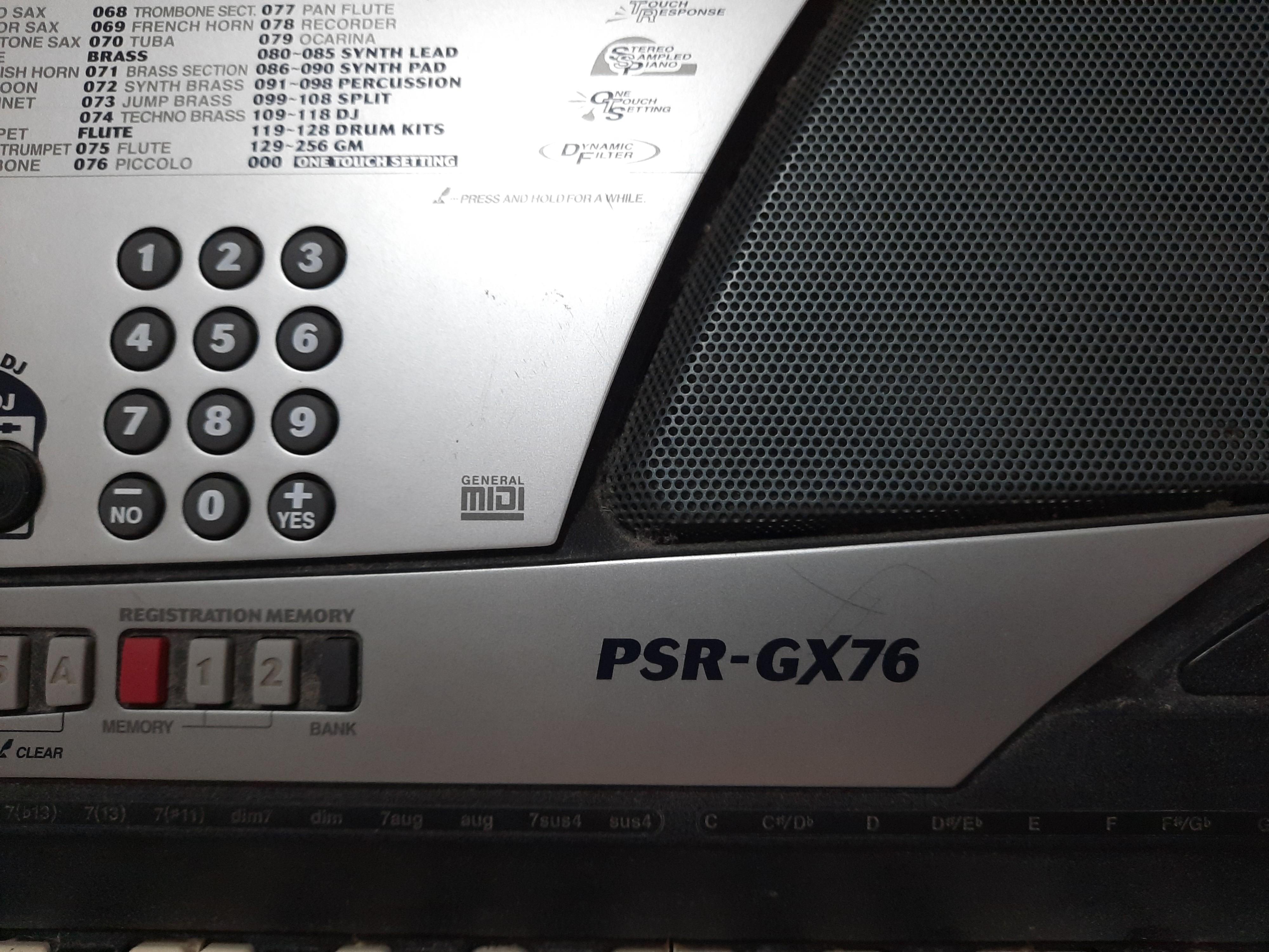 YAMAHA Keyboard PSR-GX76 Piano, Hobbies & Toys, Music & Media, Musical ...