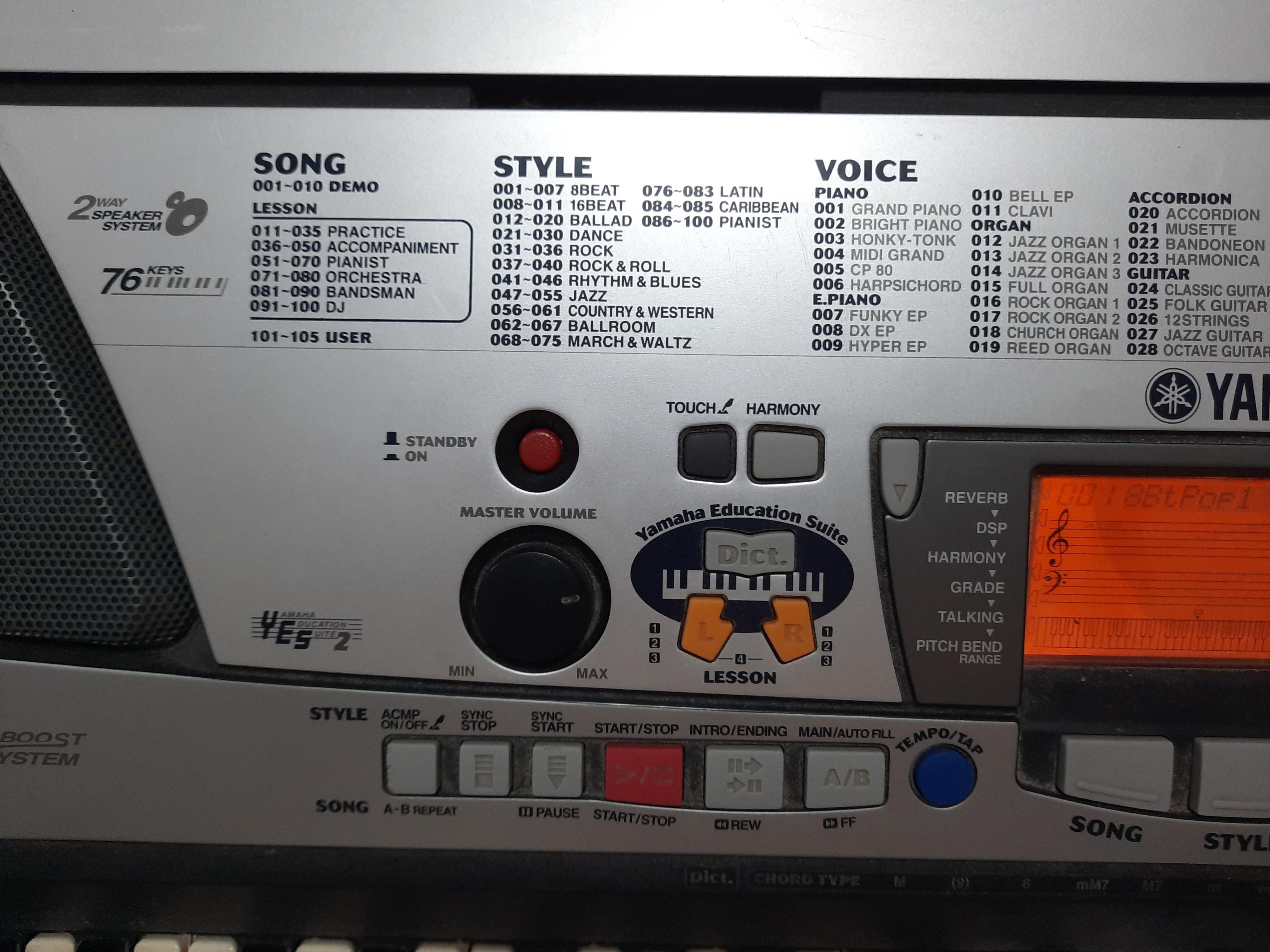 YAMAHA Keyboard PSR-GX76 Piano, Hobbies & Toys, Music & Media, Musical ...