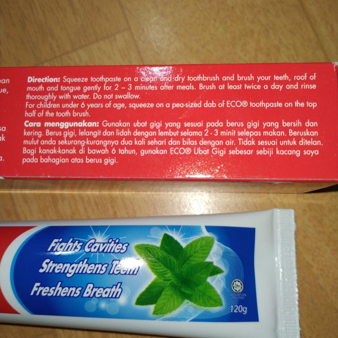 120g Herbal Toothpaste UBAT GIGI DEWASA Pudina Segar Fresh breath Fight ...