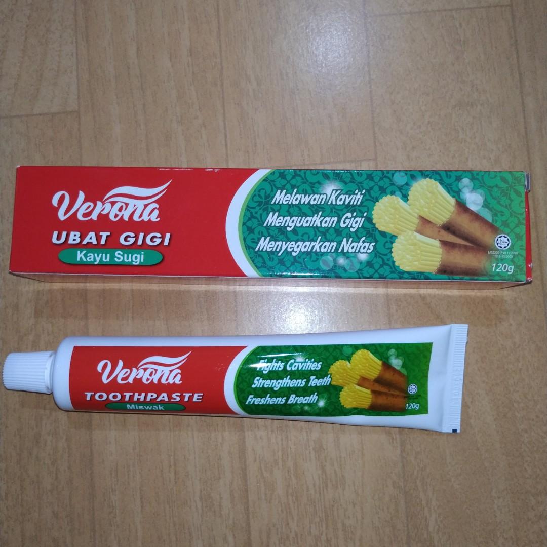 120g kayu sugi Miswak Toothpaste UBAT GIGI DEWASA Pudina Segar Fresh ...