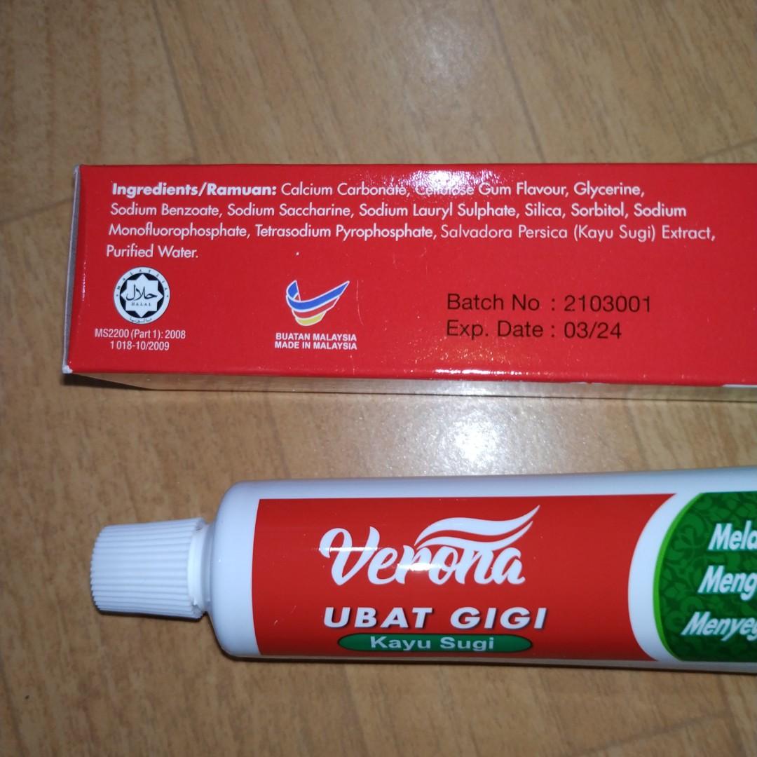 120g kayu sugi Miswak Toothpaste UBAT GIGI DEWASA Pudina Segar Fresh ...