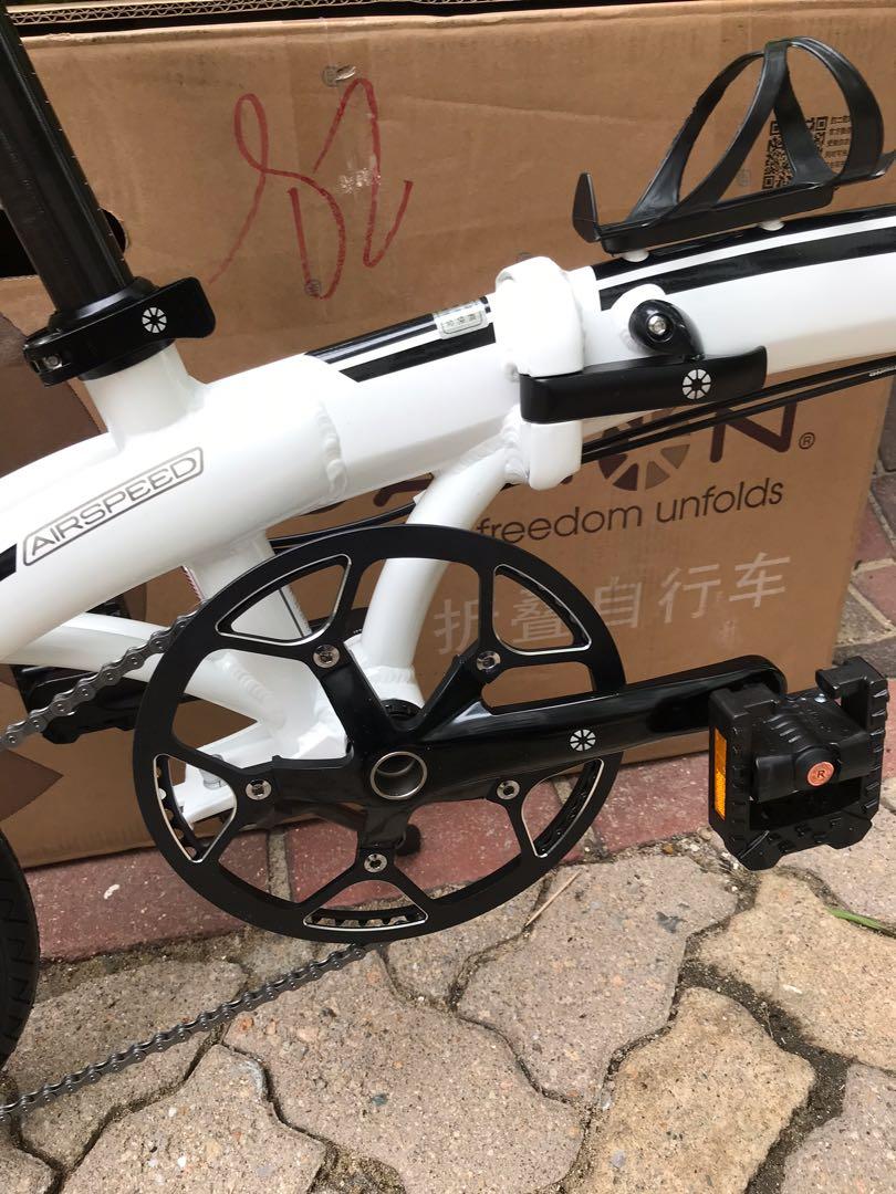 白色 Dahon 變速 交收完成 DAHON MU SL D9 PAA693 9速 16吋鋁合金 折叠車, 運動產品, 單車及配件, 單車 ...