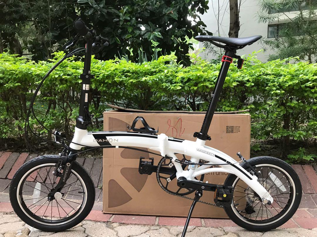 白色 Dahon 變速 交收完成 DAHON MU SL D9 PAA693 9速 16吋鋁合金 折叠車, 運動產品, 單車及配件, 單車 ...
