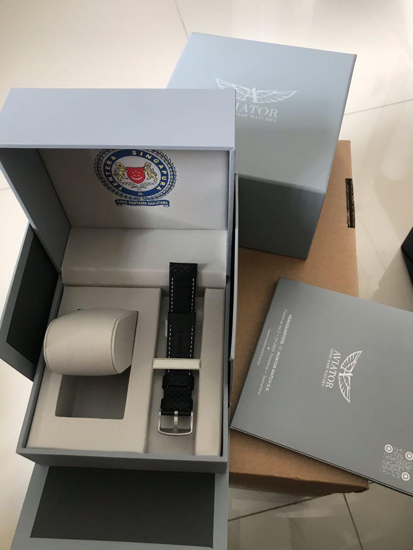 Aviator Mindef SAF Farewell MR Watch, Luxury, Watches on Carousell