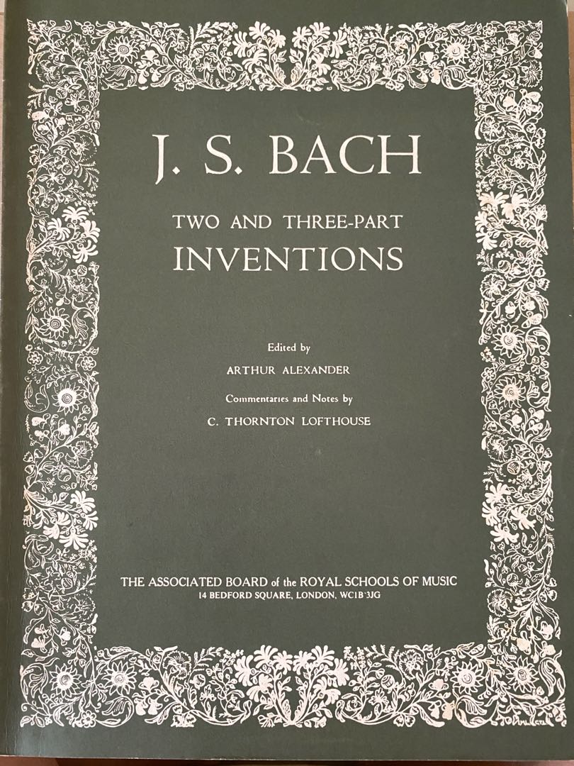 Bach: 2 and 3part inventions, Hobbies & Toys, Music & Media, Music ...