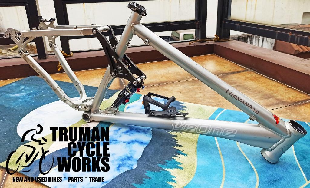 BeOne Nirvana 2.0 full suspension bike frame, Sports Equipment ...