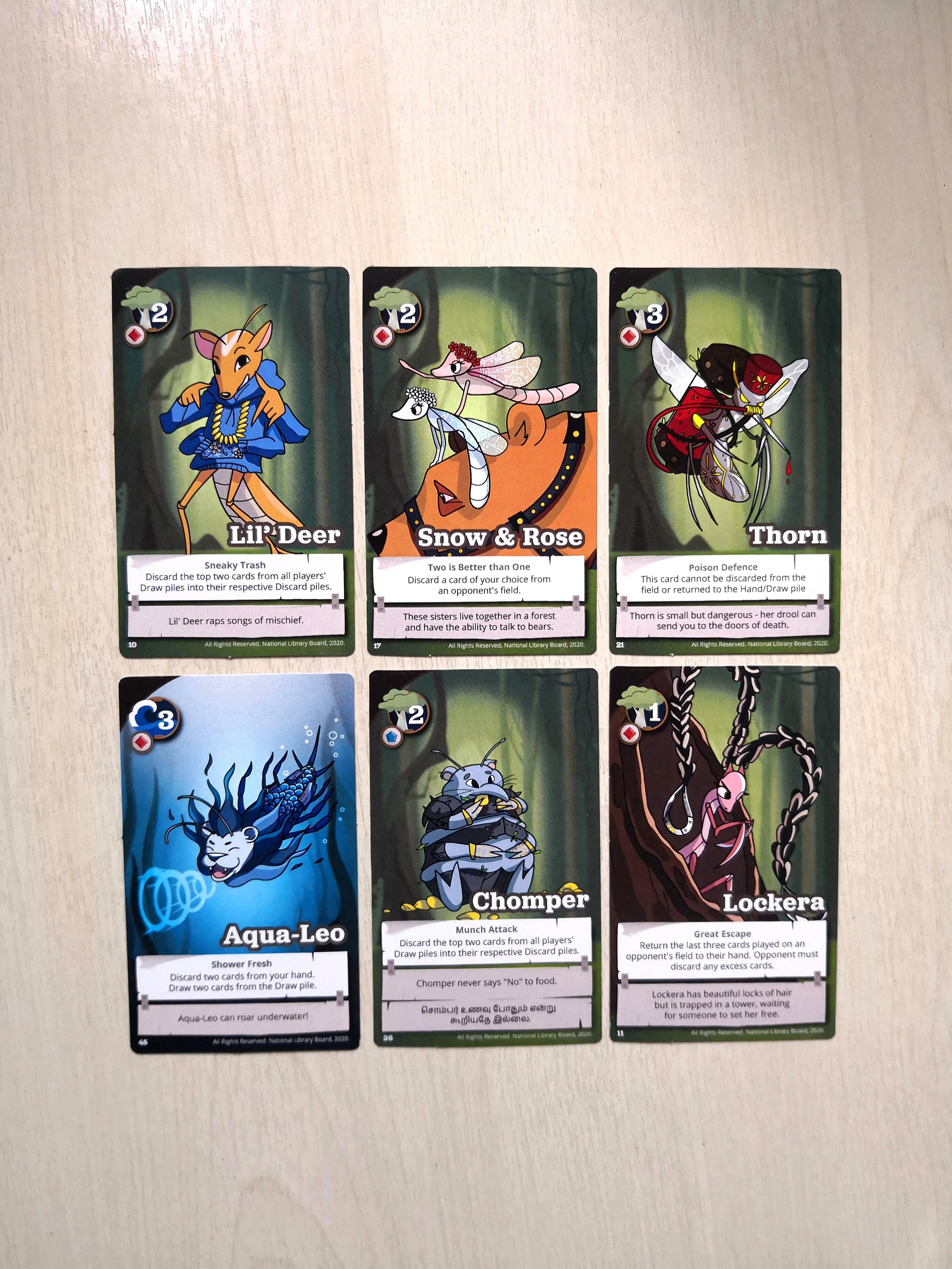 Book Bugs 3 Cards Nlb, Hobbies & Toys, Toys & Games on Carousell