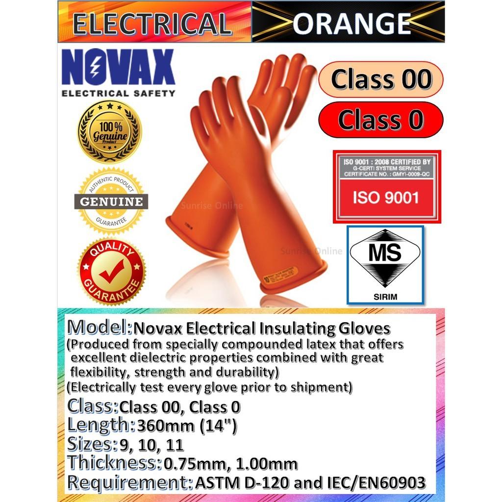 Class 0 electrical glove high voltage 1000V Novax, Car Accessories, Car ...