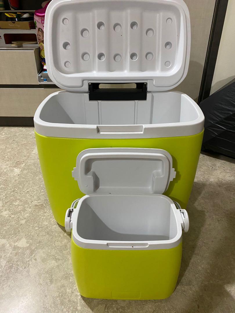 Cooler box with wheels, Furniture & Home Living, Home Improvement ...