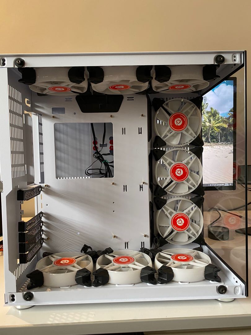 Coolman Robin 2 Case + 9 Fans, Computers & Tech, Desktops on Carousell