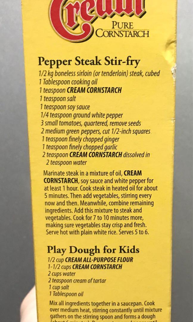 Cream Pure Cornstarch 400g, Food & Drinks, Spice & Seasoning on Carousell