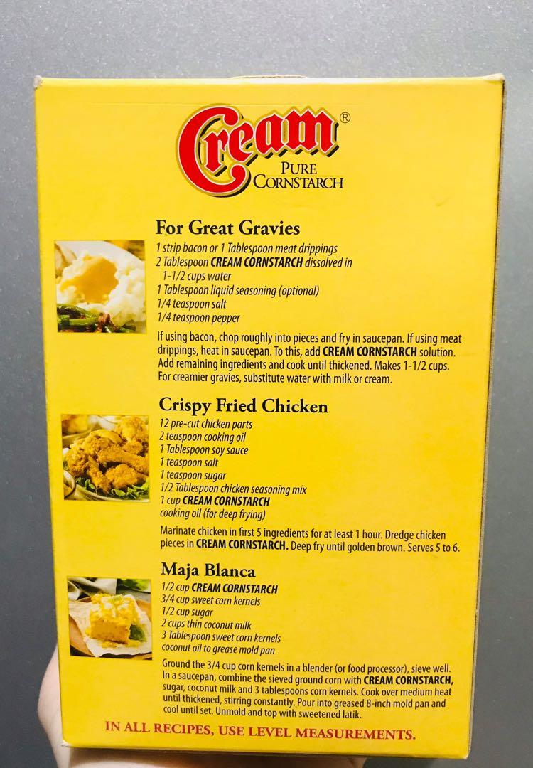 Cream Pure Cornstarch 400g, Food & Drinks, Spice & Seasoning on Carousell