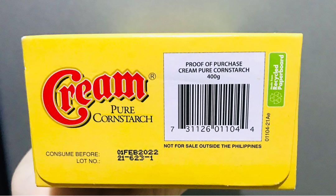 Cream Pure Cornstarch 400g, Food & Drinks, Spice & Seasoning on Carousell