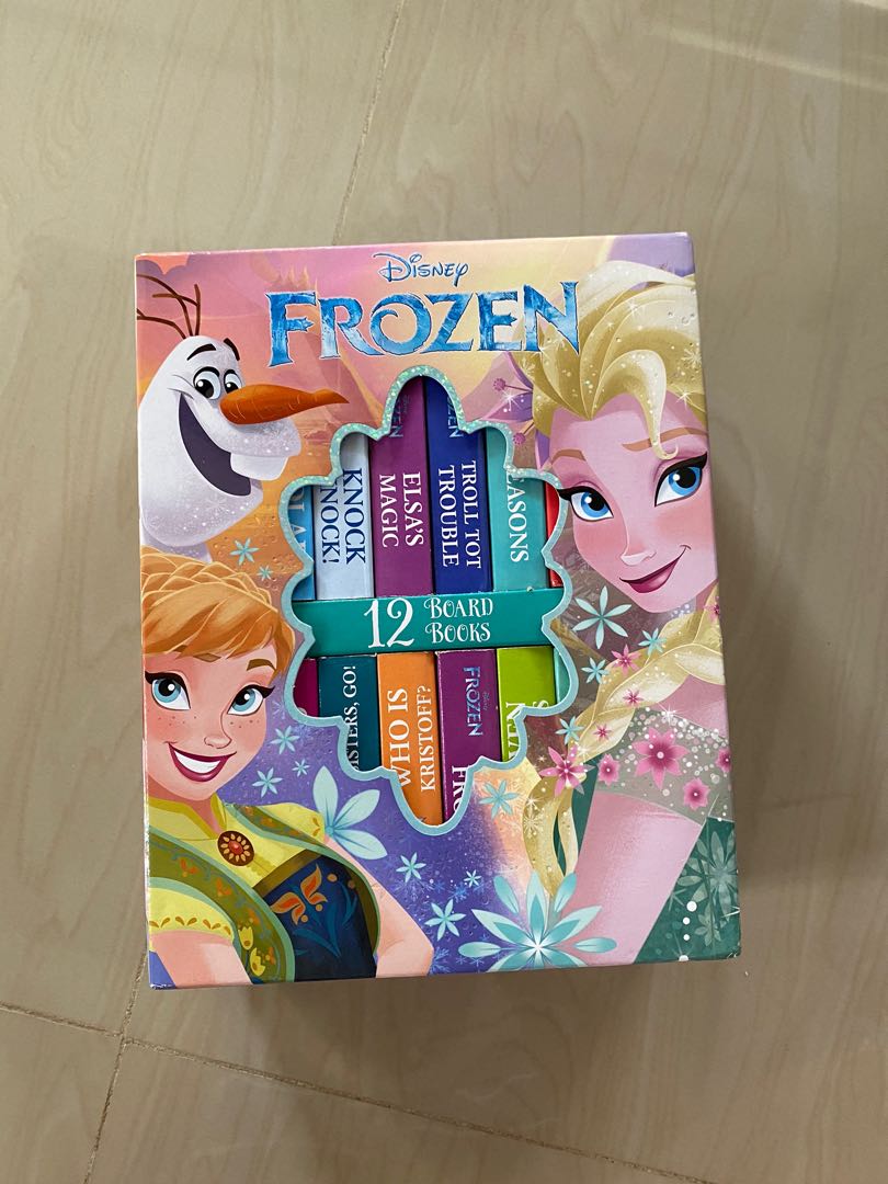 Frozen Mini Board Books Set, Hobbies & Toys, Books & Magazines ...
