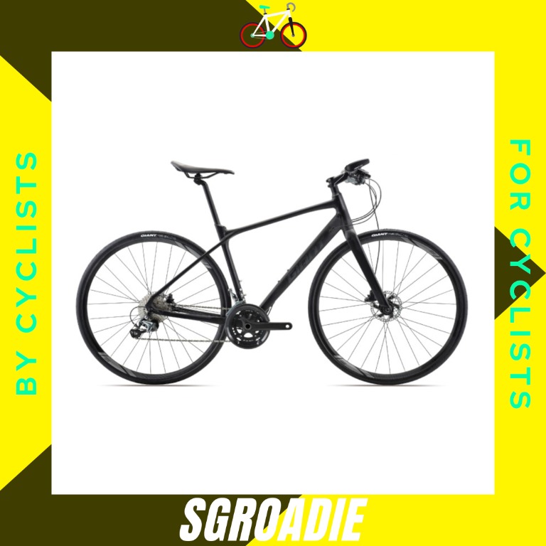Giant Fastroad SL 1 Carbon Fork Shimano Tiagra Tektro Hydraulic Disc ...