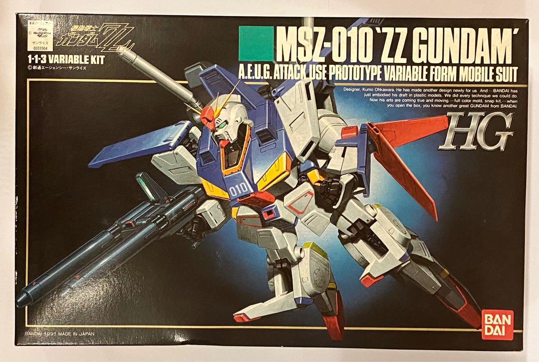 3盒絕版HG Gundam高達模型ZZ、Z、RX-78初代, 興趣及遊戲, 玩具 & 遊戲類 - Carousell