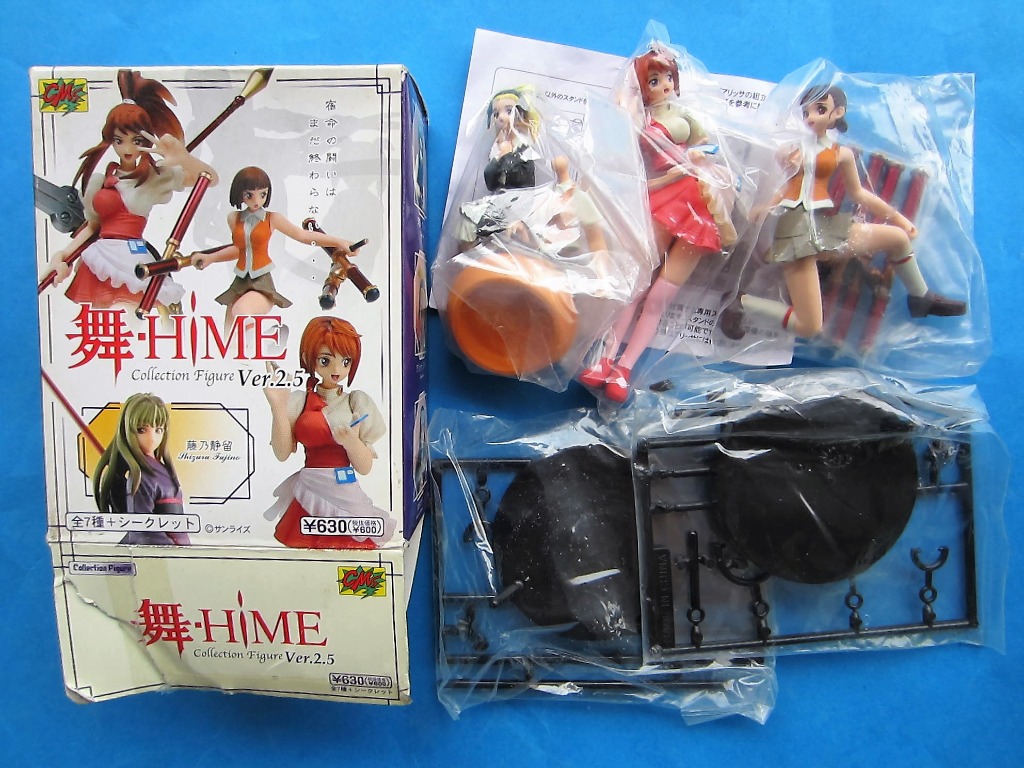 舞-HiME CM's Collection Figure ver.2.5 鴇羽舞衣 愛莉莎 日暮茜SP3款, 興趣及遊戲, 玩具 & 遊戲類 ...