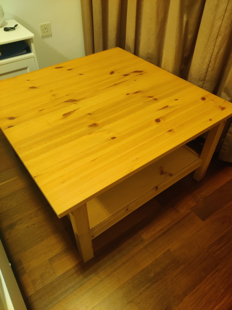 IKEA HEMNES coffee table, Furniture & Home Living, Furniture, Tables ...