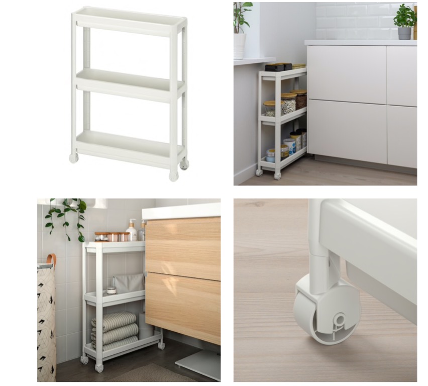 Ikea Vesken Trolley, Furniture & Home Living, Furniture, Shelves ...