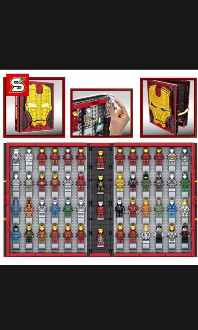 Iron Man Bricks book, Hobbies & Toys, Toys & Games on Carousell