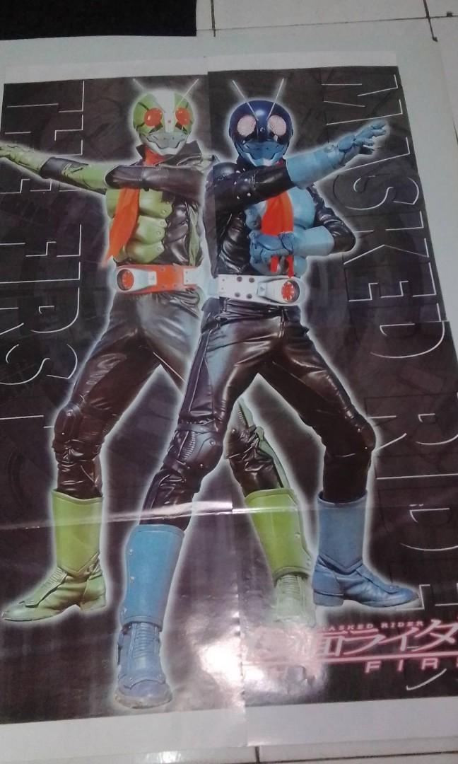 Masked rider the first poster kamen rider the first, Hobbies & Toys ...
