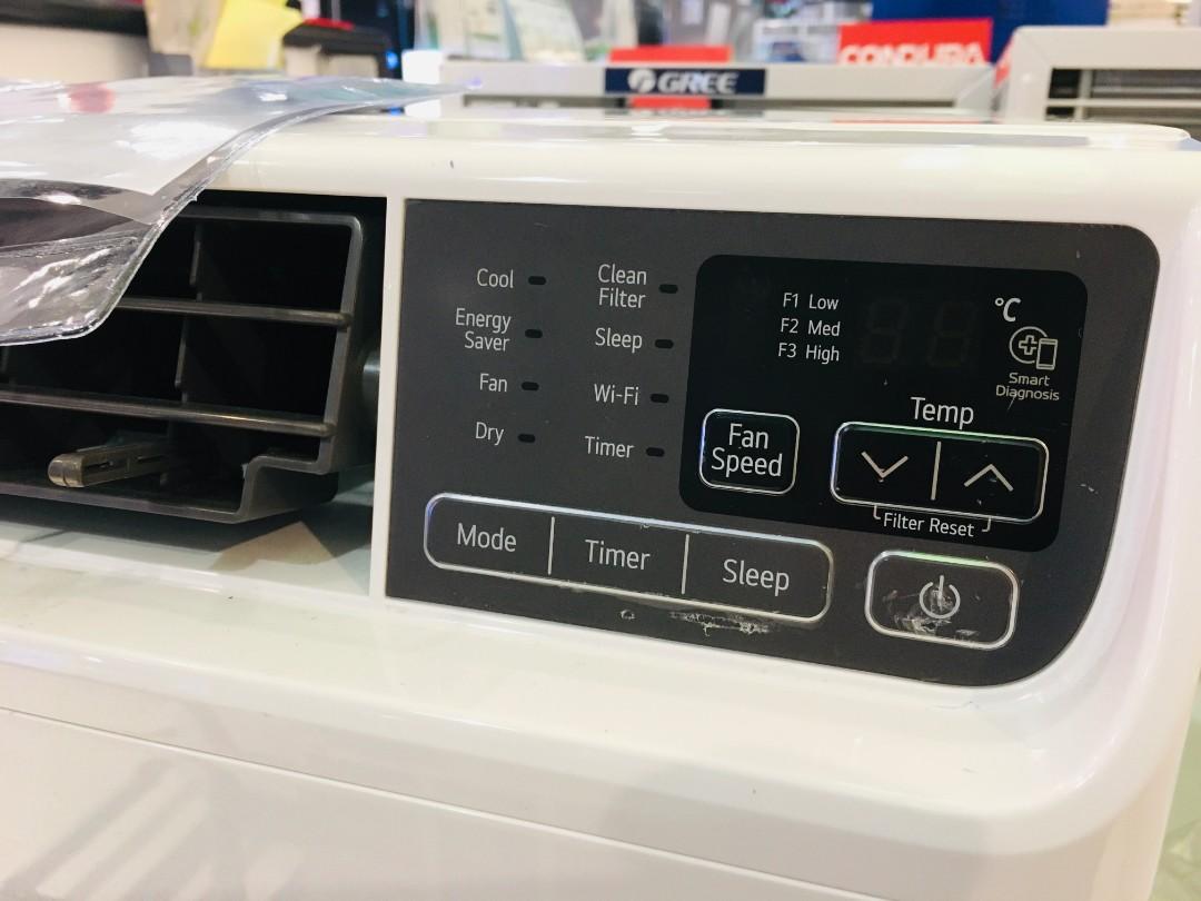 New LG Dual Inverter Window Type Aircon La080ec La100ec La100el La150ec ...