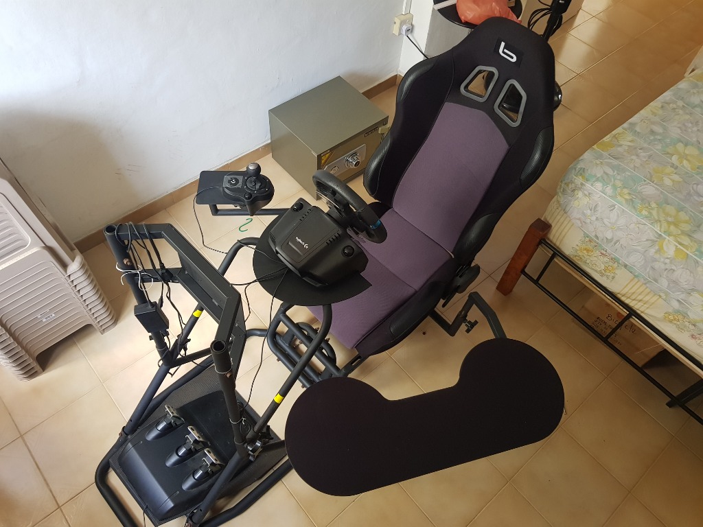 Obutto Ozone Sim Racing Chair, Video Gaming, Video Game Consoles ...