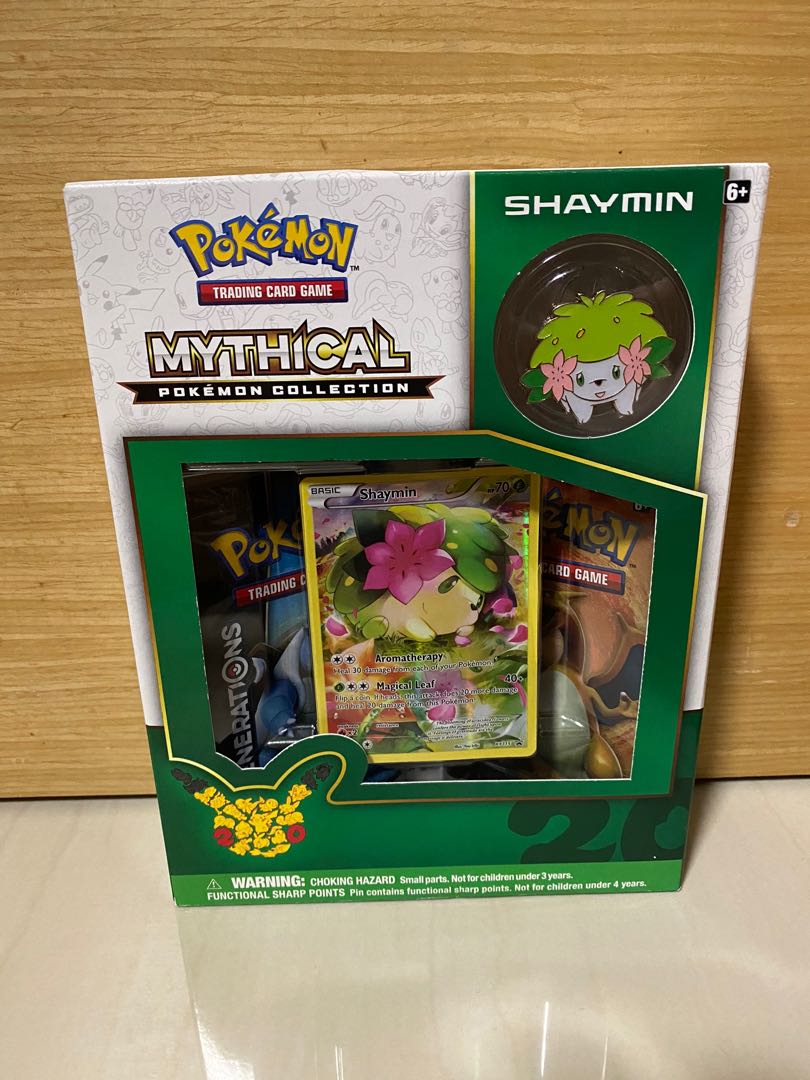 Pokemon TCG 20th Anniversary Shaymin Mythical Collection Box, Hobbies ...