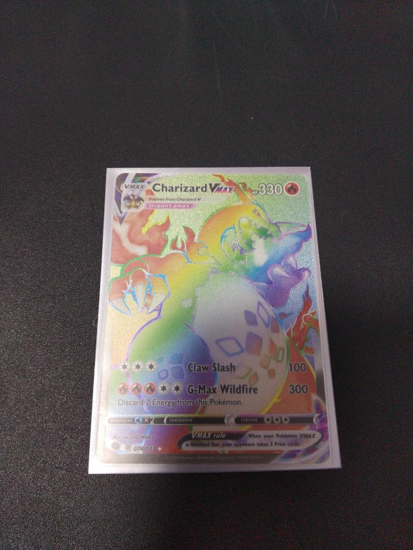 Pokemon TCG Charizard Vmax Hyper Rare - Champion's Path - 074/073 ...