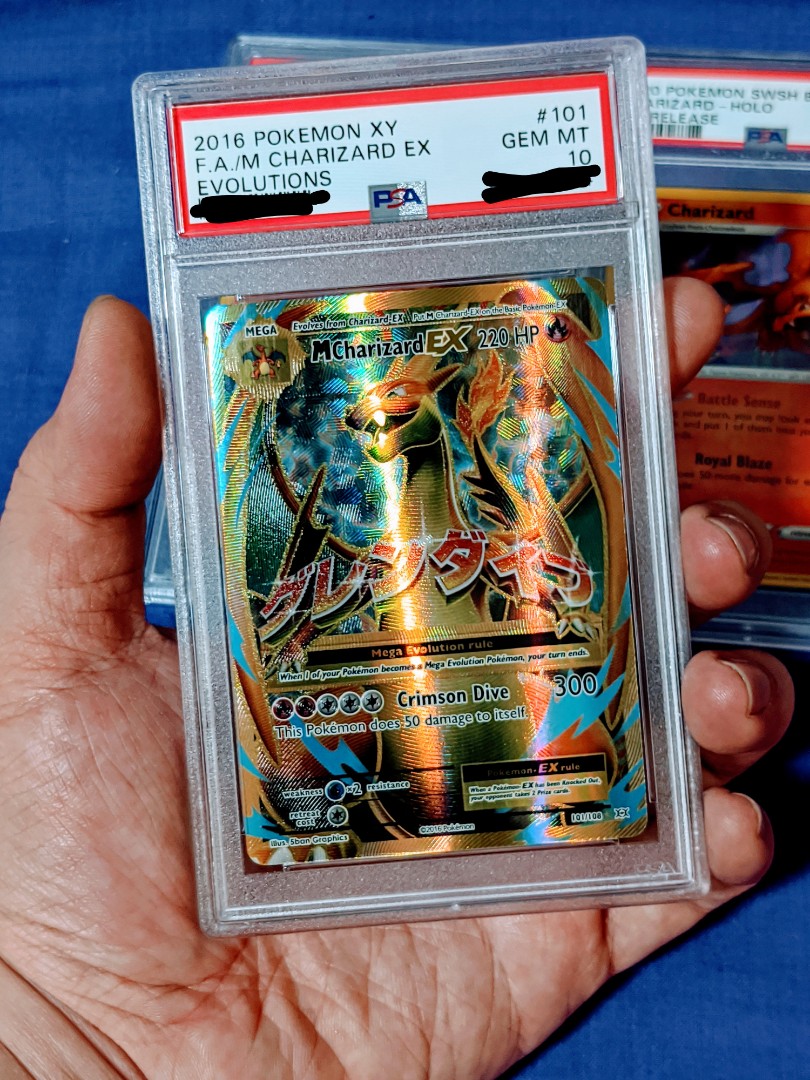 Pokemon TCG: PSA 10 M Charizard EX Full Art, Hobbies & Toys, Toys ...