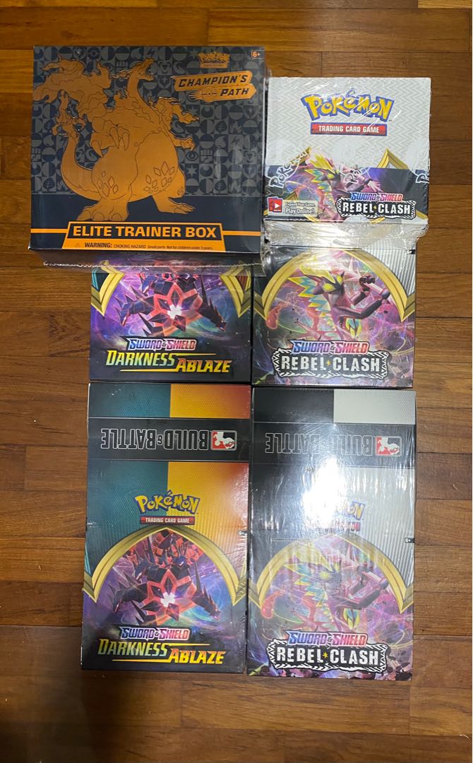 Pokémon TCG Champions Path Etb Rebel clash darkness ablaze build and ...