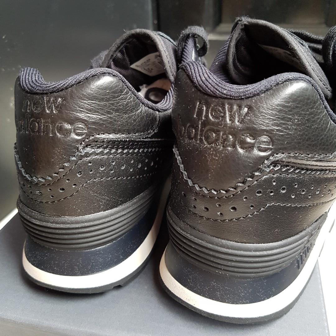 Rare New Balance 574 full Nappa Leather brogues sneakers shoes vintage ...