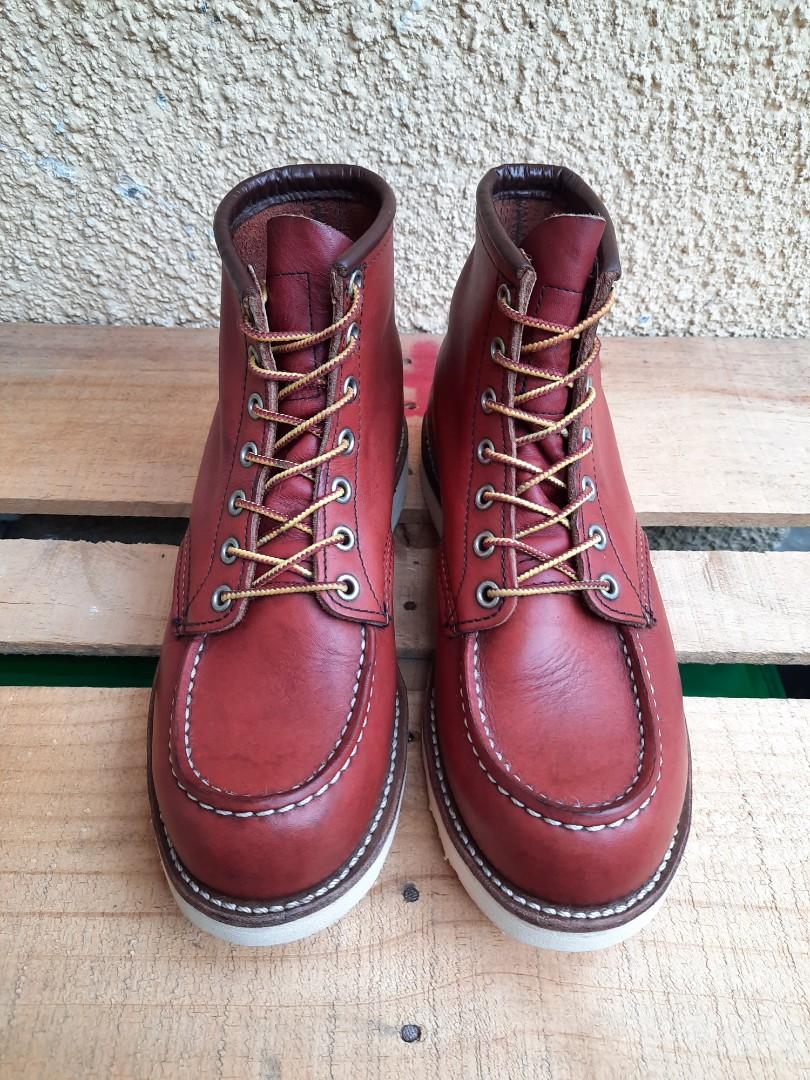 Red Wing 8131 Moc Toe Redwing, Men's Fashion, Footwear, Boots on Carousell