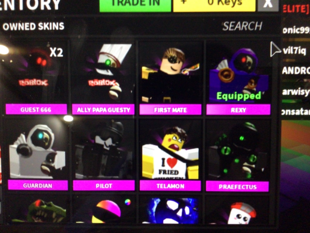 Roblox Guesty Godly Skins, Video Gaming, Gaming Accessories, Game Gift ...