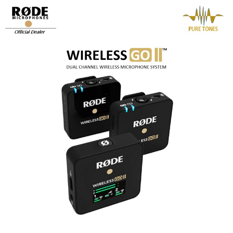 Rode Wireless GO II, Audio, Other Audio Equipment on Carousell