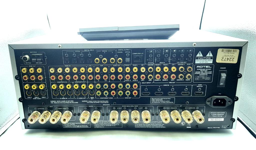 ROTEL RSX-1560 7.1CH AMPLIFIER WITH REMOTE, Audio, Other Audio ...