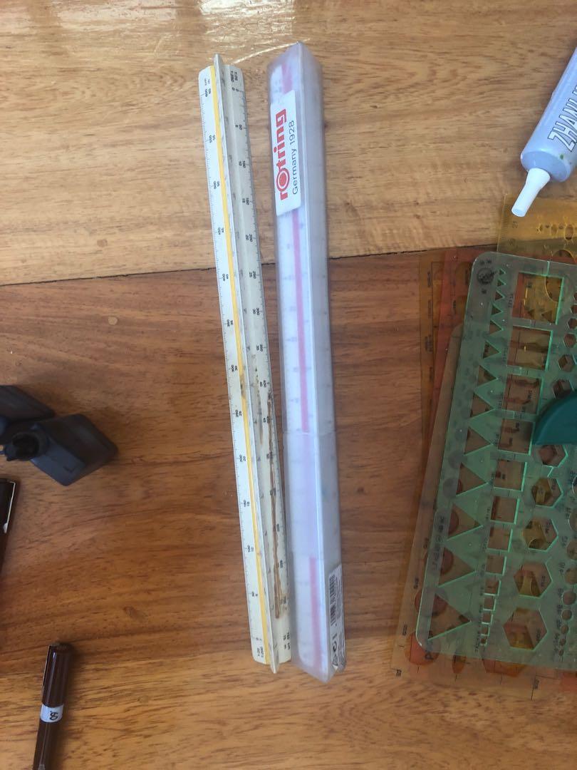 Rotring Scale Ruler, Hobbies & Toys, Stationary & Craft, Other ...