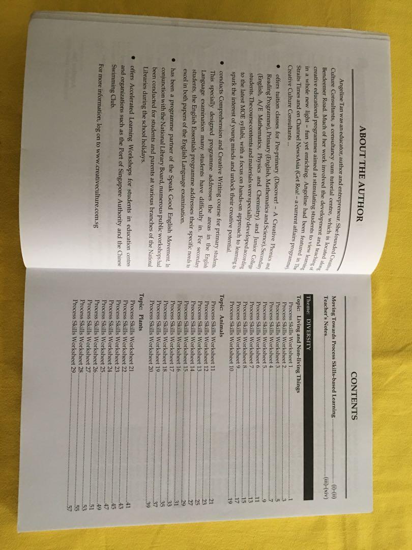 Science Process Skills 3 & 4 Activity Book with Answer Key- New ...